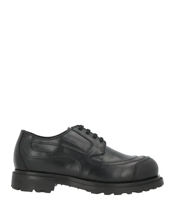 J.L - A.L Leather Lace-up Block Heel Shoes