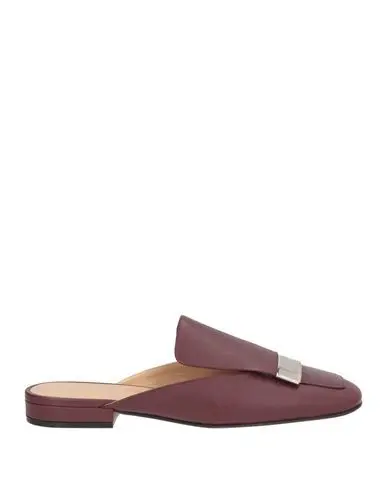 SERGIO ROSSI Leather Mules