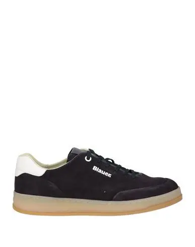 BLAUER. Midnight Leather Low-top Sneakers