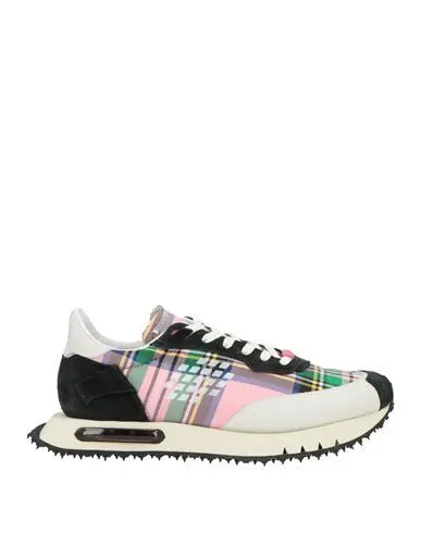 BEPOSITIVE Leather And Textile Fiber Low-top Sneakers