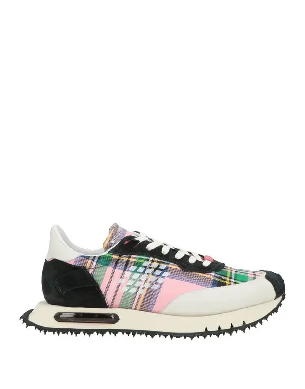 BEPOSITIVE Leather And Textile Fiber Low-top Sneakers