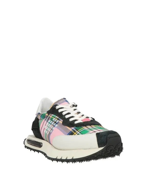 BEPOSITIVE Leather And Textile Fiber Low-top Sneakers