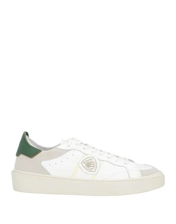 BLAUER. Leather Low-top Sneakers
