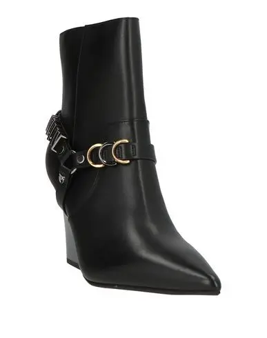 Pinko Leather Ankle Boots With Block Heel