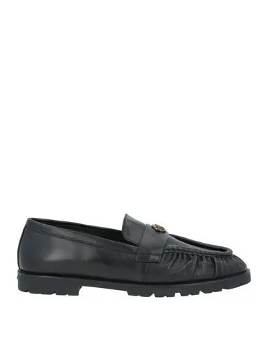 Pinko Leather Loafers With Appliqués
