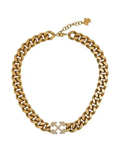 OFF-WHITE™ Crystal Embellished Necklace - Gold