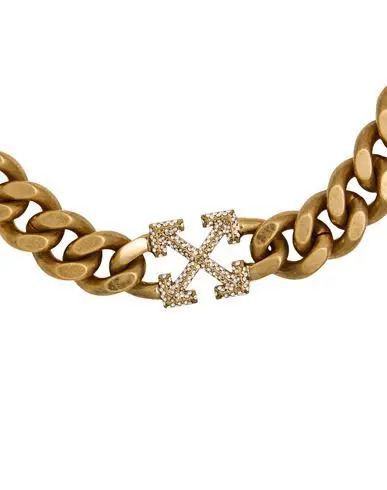 OFF-WHITE™ Crystal Embellished Necklace
