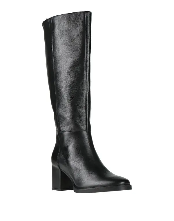 Tommy Hilfiger Pebbled Leather Block Heel Boots