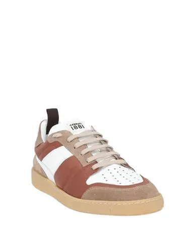CERRUTI 1881 Calfskin Low-top Sneakers - Brown