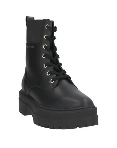 Tommy Hilfiger Leather And Textile Ankle Boots