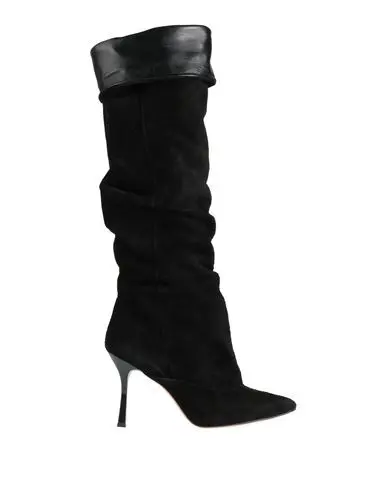 DIVINE FOLLIE Leather Over-the-knee Boots With Stiletto Heel