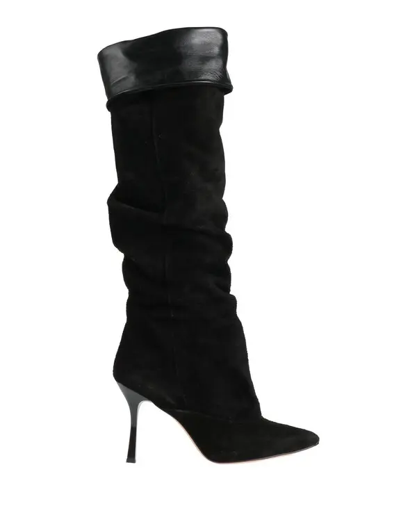 DIVINE FOLLIE Leather Over-the-knee Boots With Stiletto Heel