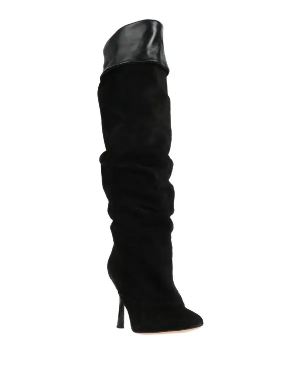 DIVINE FOLLIE Leather Over-the-knee Boots With Stiletto Heel