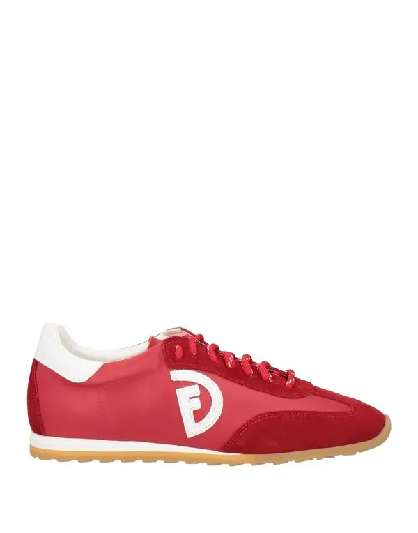 DIVINE FOLLIE Leather And Suede Low-top Sneakers