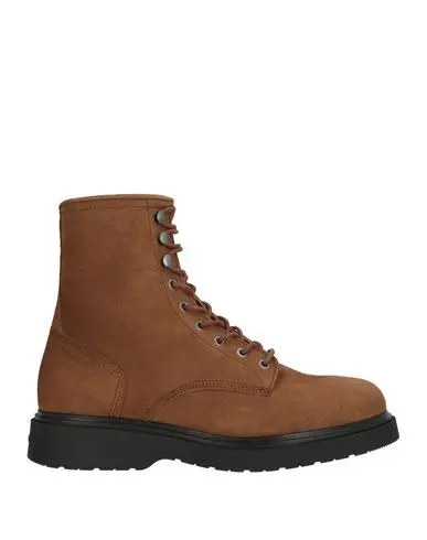 Calvin Klein Suede Lace-up Flatform Ankle Boots