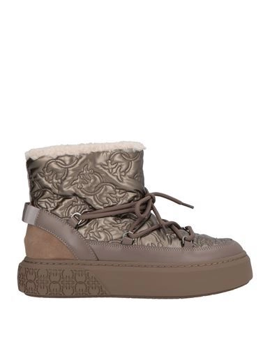 Pinko Textile Fibers And Leather Padded Ankle Boots - Grey