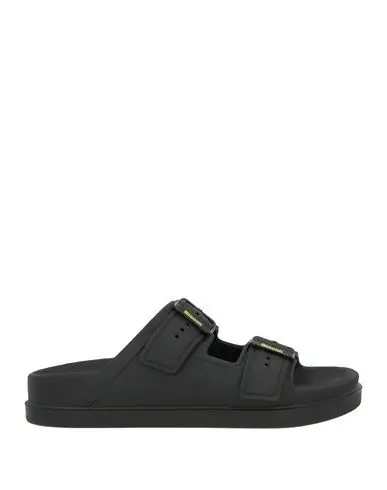 BLAUER. Rubber Sandals With Buckle Fastening