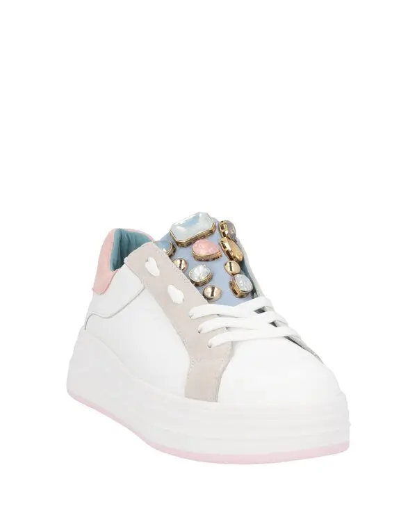 APEPAZZA Apepzza Embellished Leather Low-top Sneakers