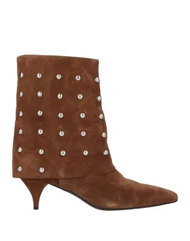 OVYE Suede Ankle Boots With Stud Embellishments