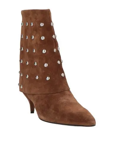 OVYE Suede Ankle Boots With Stud Embellishments