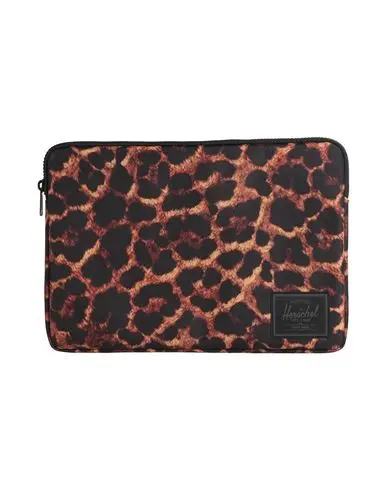 Herschel Supply Co. Leopard Print Recycled Polyester And Polyethylene Computer Bag - Black