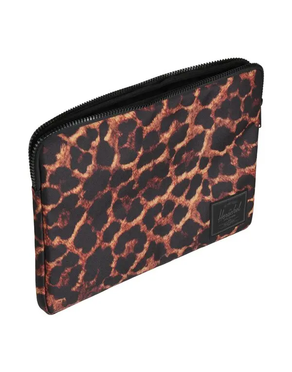 Herschel Supply Co. Leopard Print Recycled Polyester And Polyethylene Computer Bag