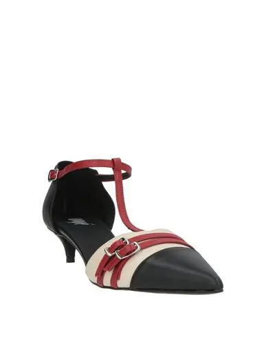 OVYE Leather T-bar Pumps