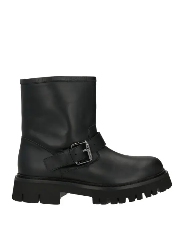 Moschino Leather Ankle Boots