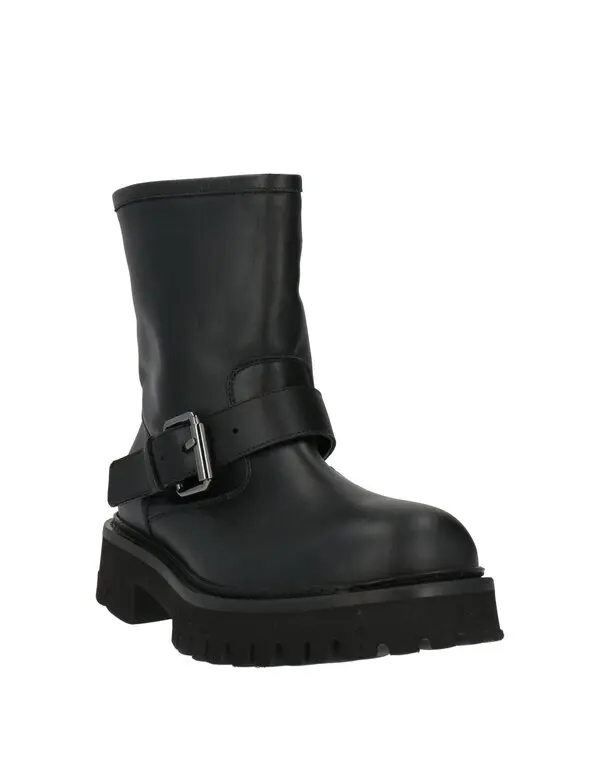 Moschino Leather Ankle Boots