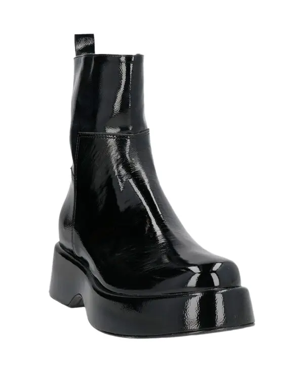 OVYE Patent Leather Ankle Boots