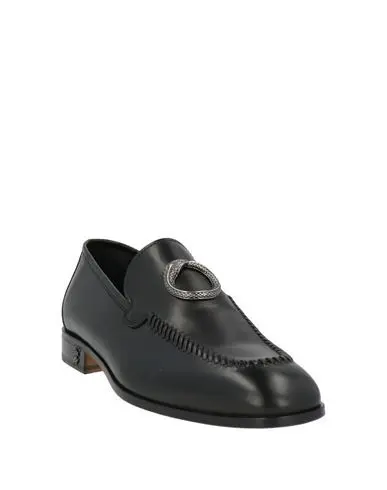 Roberto Cavalli Embellished Leather Loafers