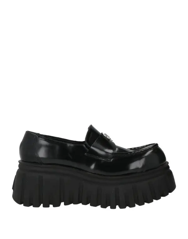 ANIYE BY Glossed-leather Chunky Loafers