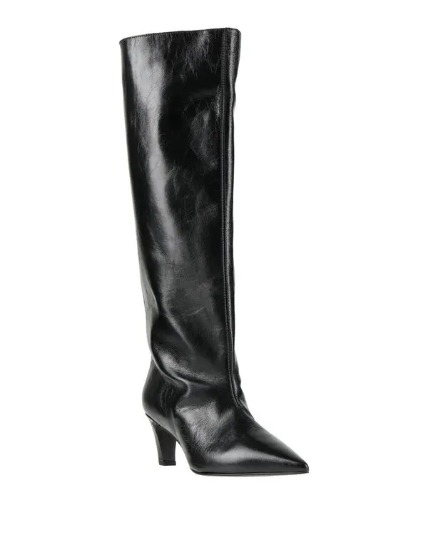 ANIYE BY Leather Pointed Toe Virgule Heel Boots