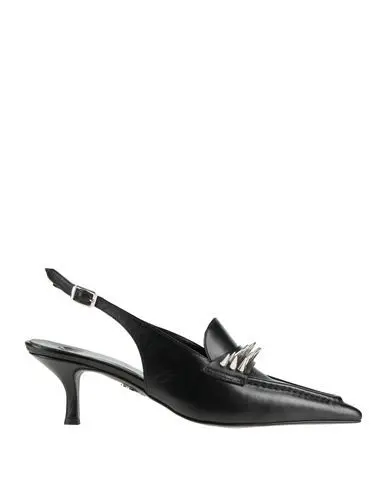 ANIYE BY Leather Appliquéd Slingback Pumps