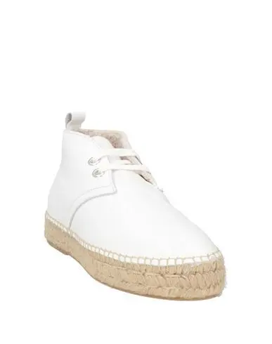 KANNA Leather Ankle Boots - White