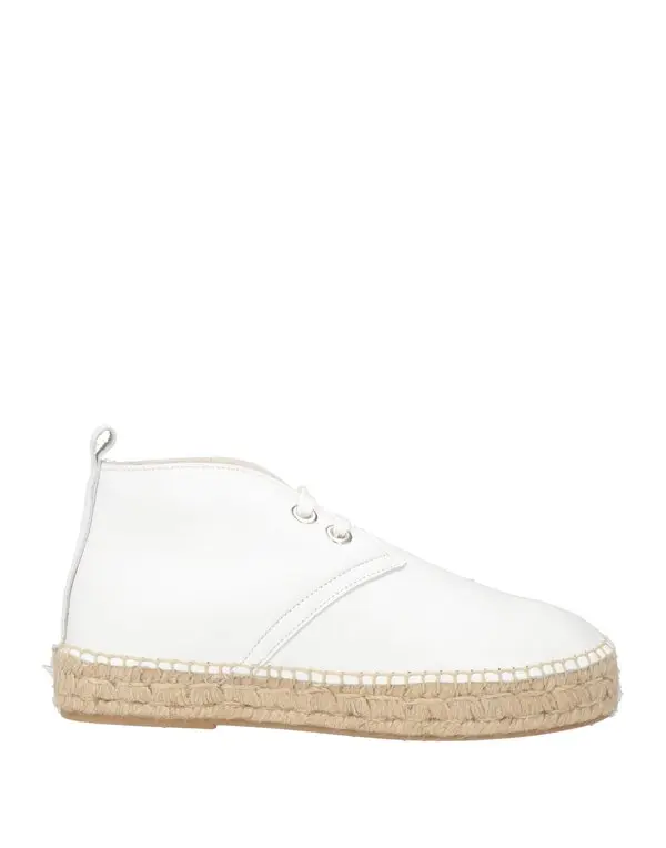 KANNA Leather Ankle Boots - White