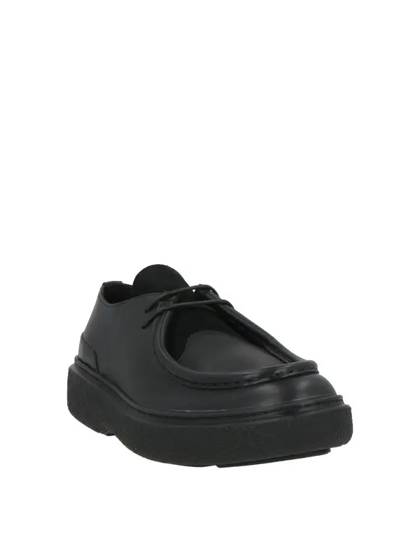 Giorgio Armani Leather Lace-up Chunky Sole Shoes