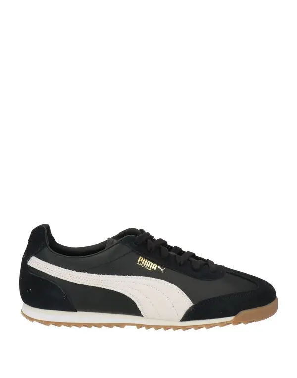 PUMA Arizona Retro Cowhide Sneakers - Black