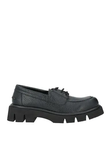 PALOMA BARCELO Elba Leather Lace-up Shoes - Black