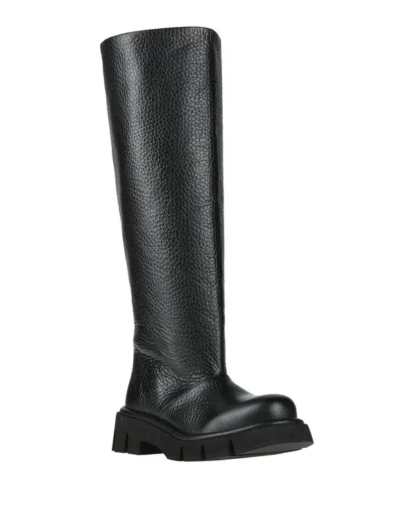 PALOMA BARCELO Leather Chunky Block Heel Boots