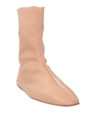ALYSI Copper Textile Fiber Ankle Boots