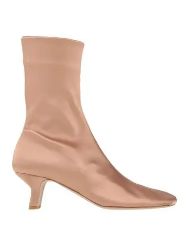 ALYSI Textile Fibers Sock Ankle Boots - Orange