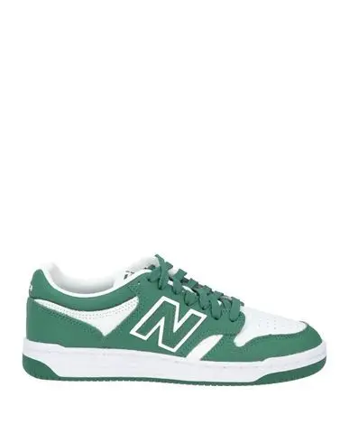 NEW BALANCE 480 Emerald Leather Low-top Sneakers - Green