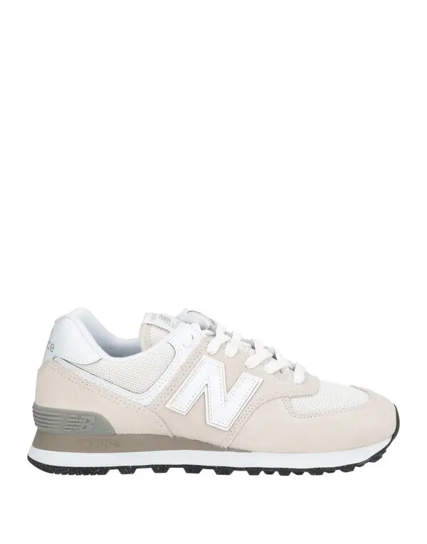 NEW BALANCE 574 Low-top Sneakers In Textile And Suede - Beige