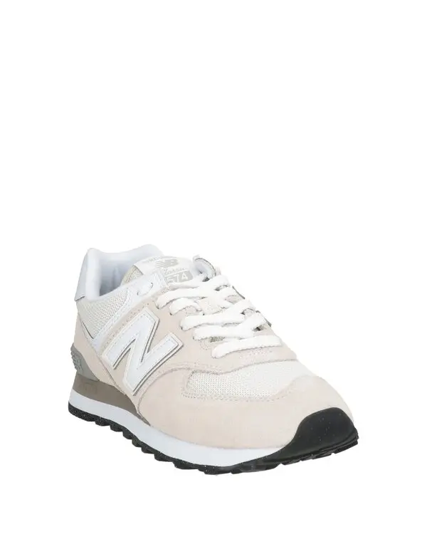 NEW BALANCE 574 Low-top Sneakers In Textile And Suede - Beige