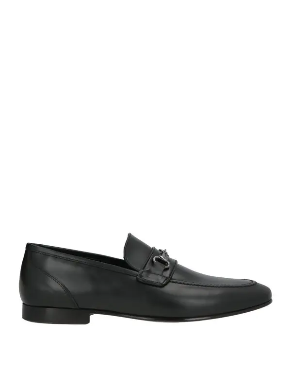GIOVANNI CONTI Leather Loafers With Embellishments