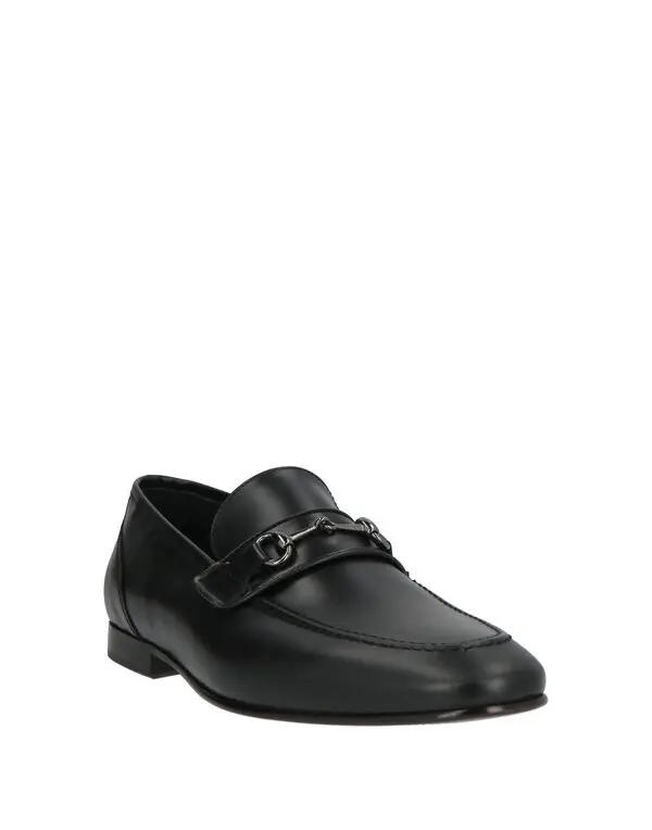 GIOVANNI CONTI Leather Loafers With Embellishments