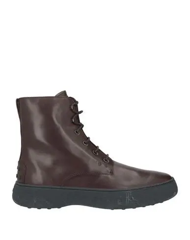TOD'S Lace-up Ankle Boots In Leather