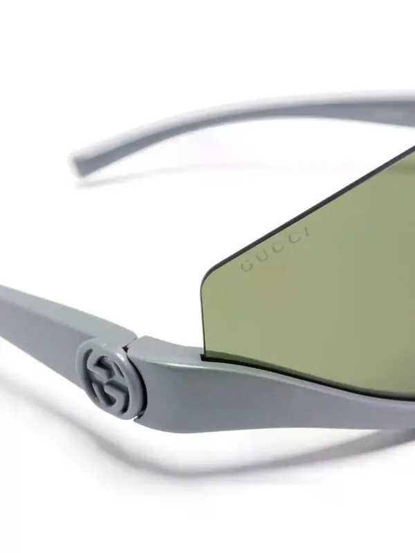 Gucci Shield-frame Sunglasses