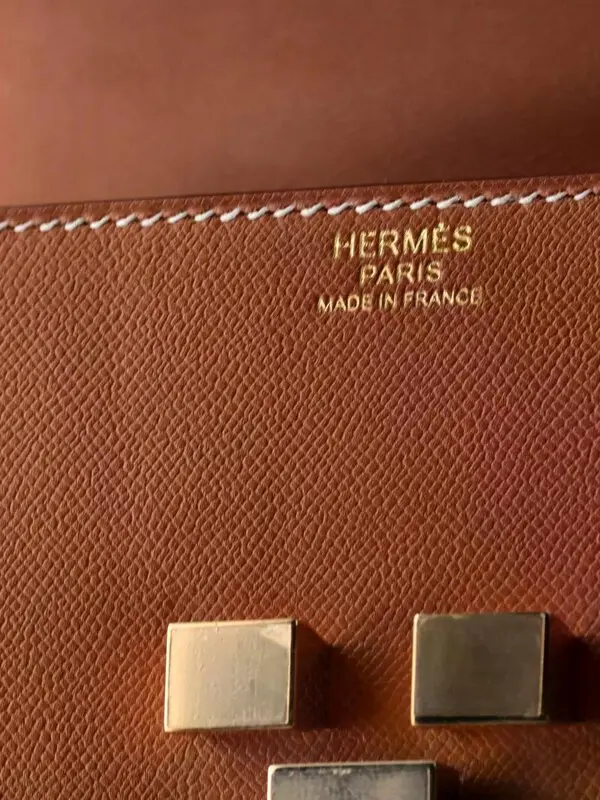 Hermès Mosaique Au 24" Bag Madame 17 Shoulder Bag - Brown